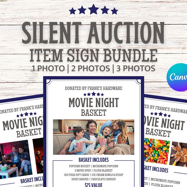 Silent Auction Bid Sheet Silent Auction Sheet Auction Template Auction ...