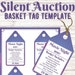 Silent Auction Basket Tags Editable | Silent Auction Sheet | Auction ...