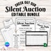 Silent Auction Winner Certificate Template Auction Item Certificate ...