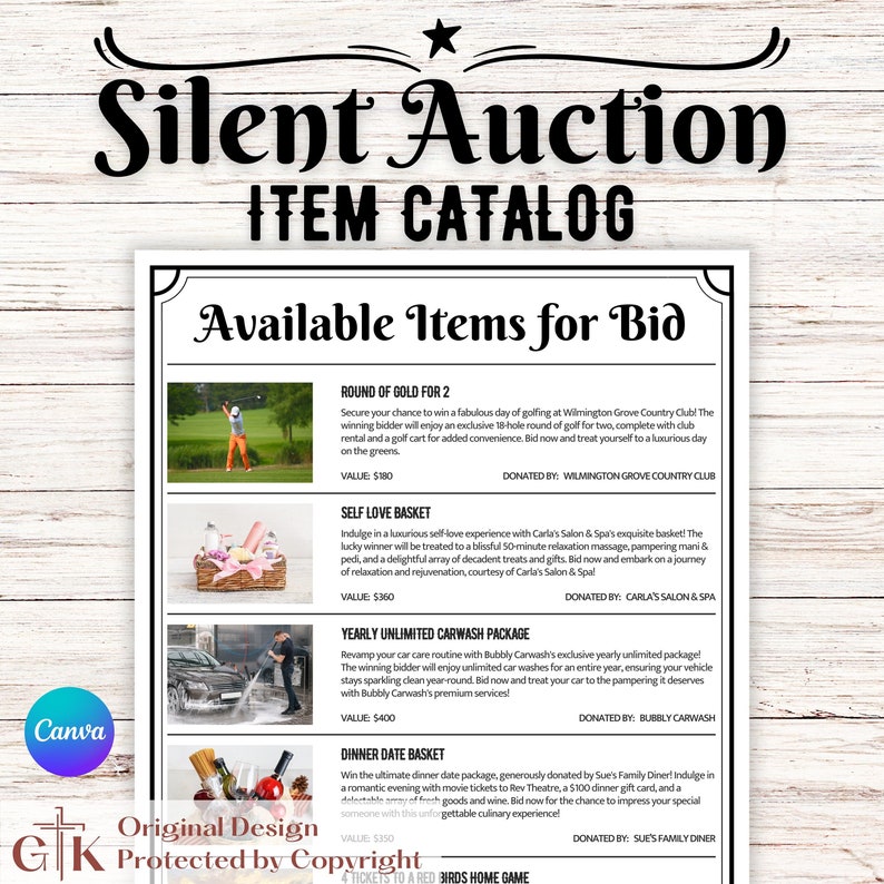 Auction Catalog Template | Auction Item Template Catalog | Coin Auction ...