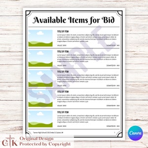 Auction Catalog Template | Auction Item Template Catalog | Coin Auction ...