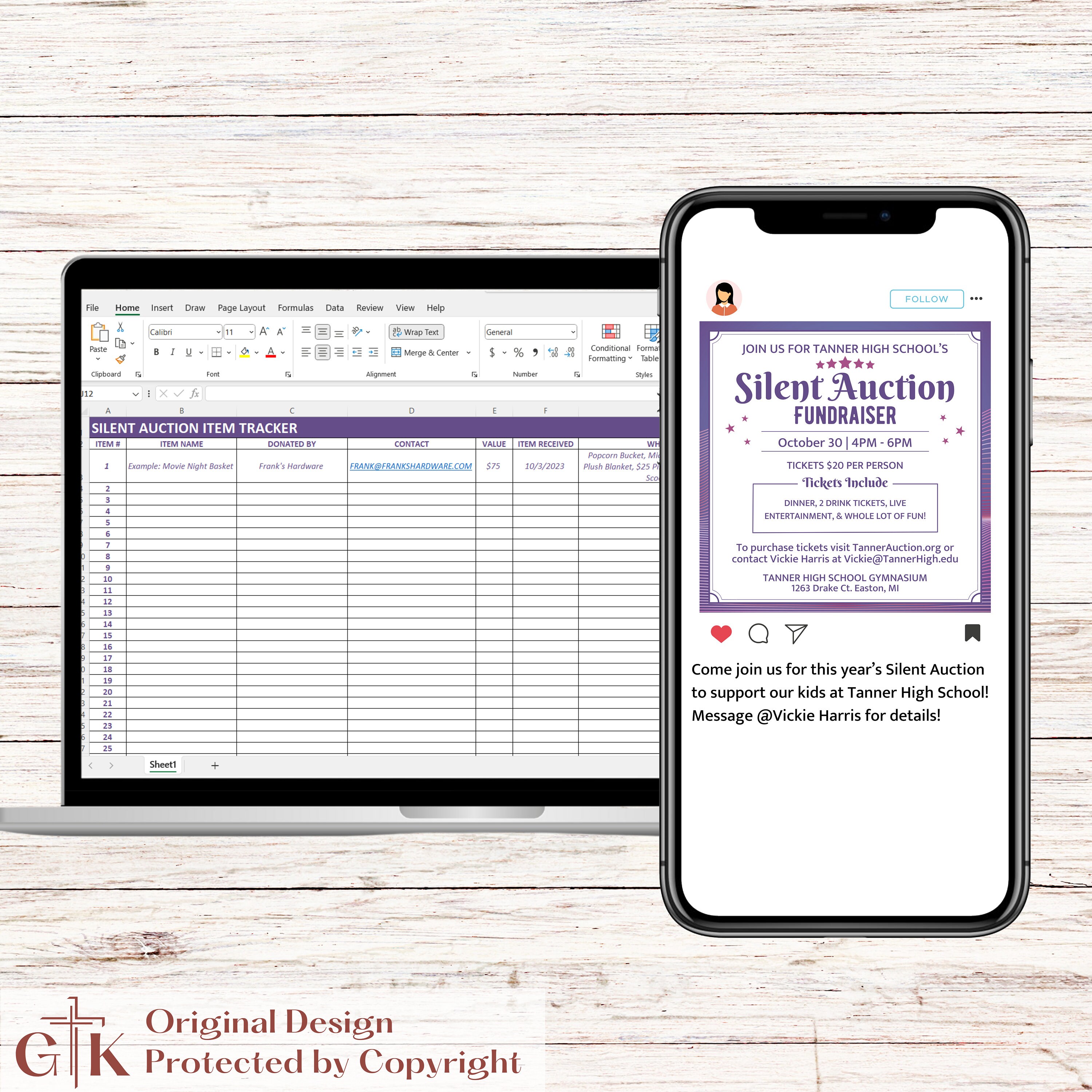 Silent Auction Editable Forms | Silent Auction Bid Sheet | Auction ...
