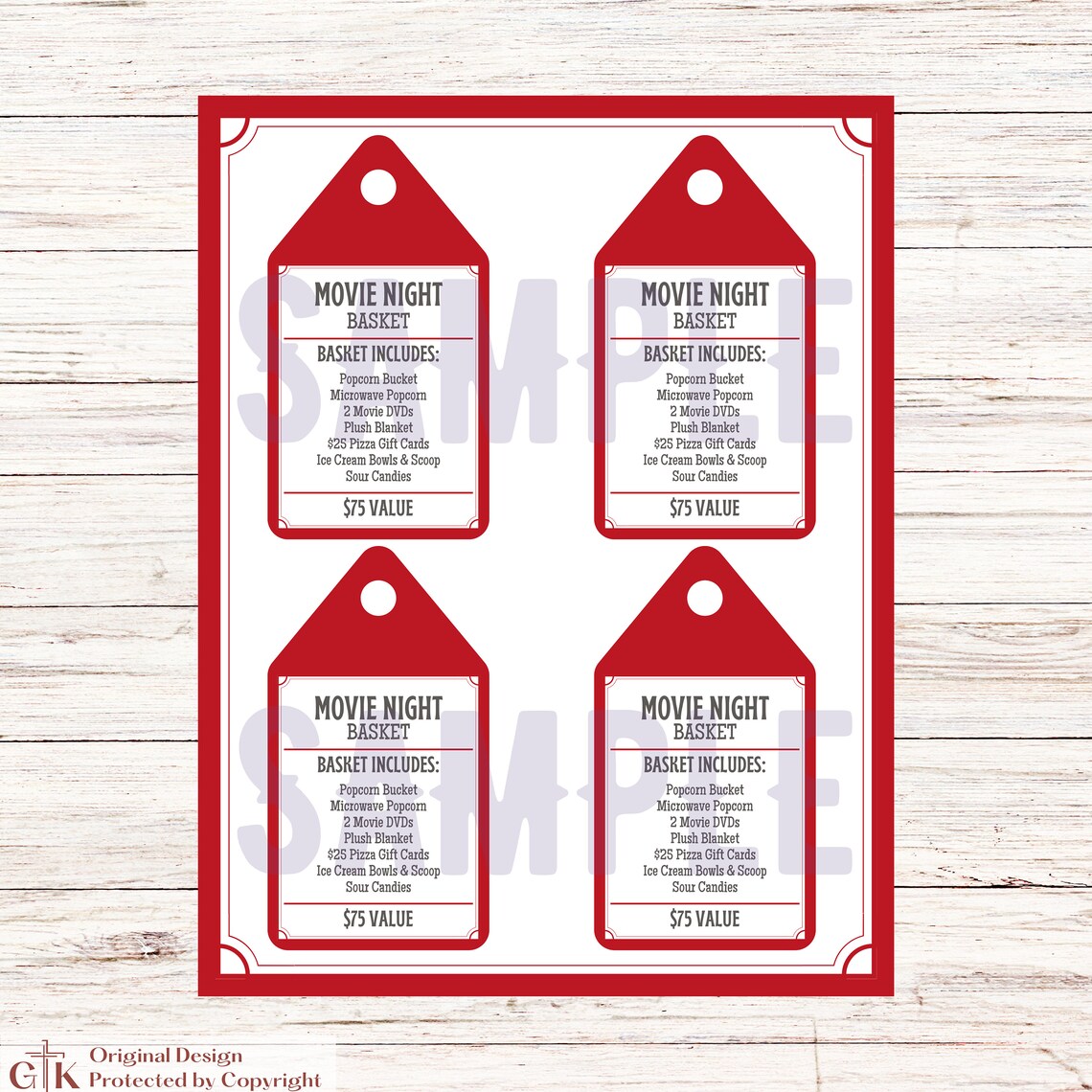 Silent Auction Basket Tags Editable | Silent Auction Sheet | Auction ...