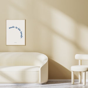 Made in His Image Modern Christian Art Minimalist - Etsy