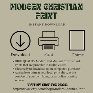 Made in His Image Modern Christian Art Minimalist - Etsy