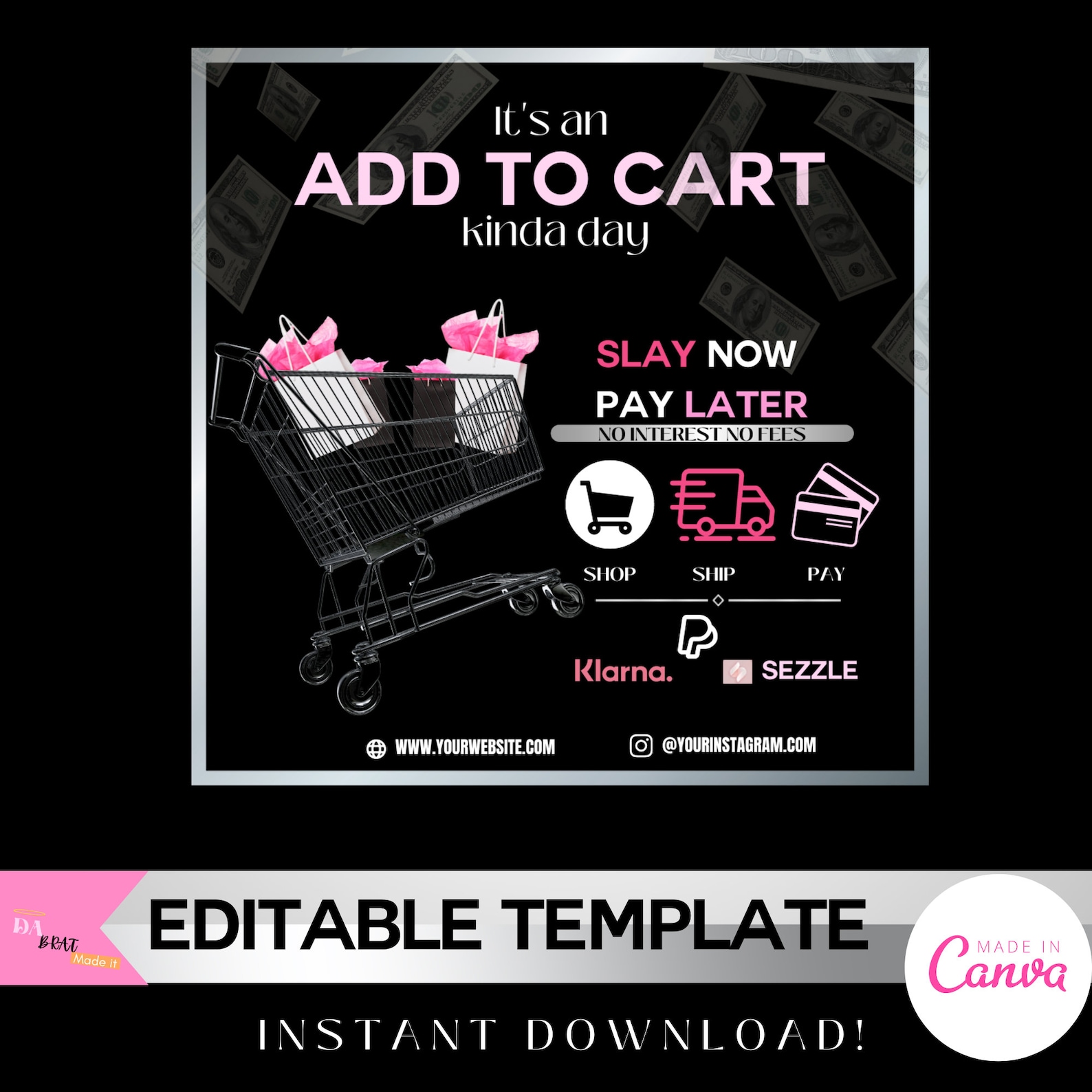 Buy Now Pay Later Flyer | Shop Now Pay Later Flyer | After-pay Flyer ...