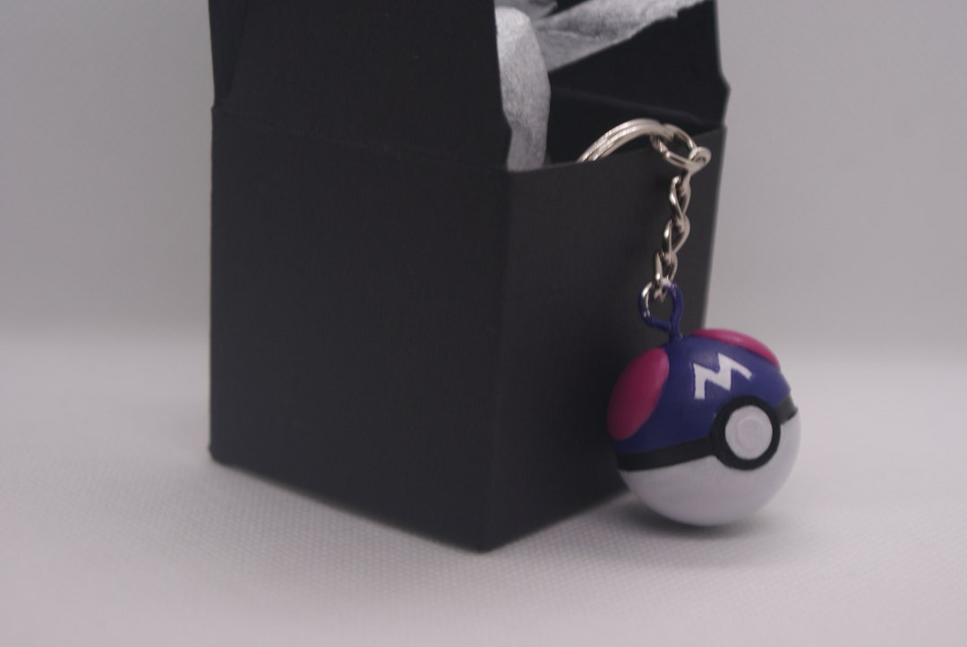 Resin Pokemon Pokeball Keychain - Etsy