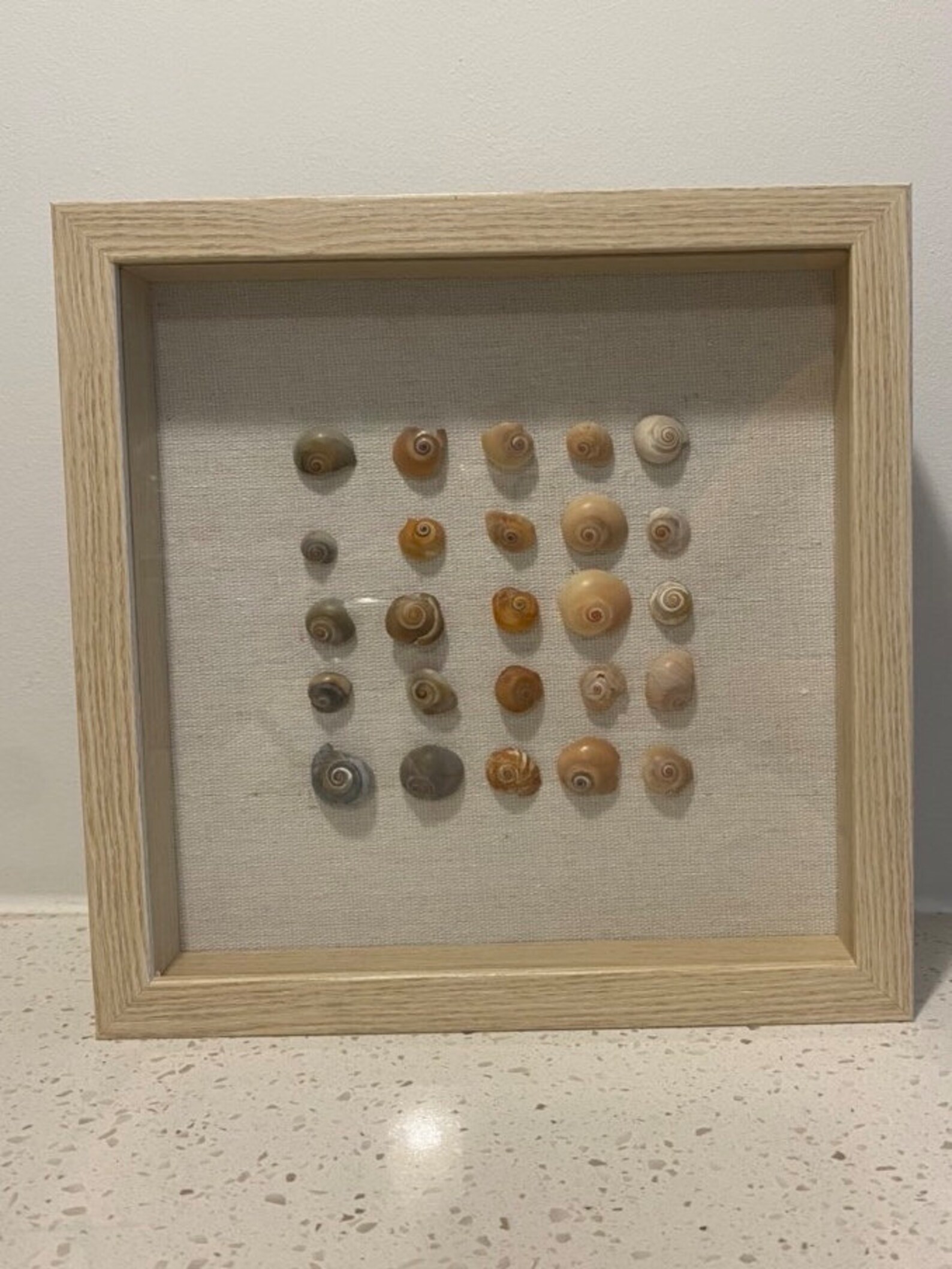 Seashell Mosaic // Coastal Wall Art // Beach House Decor // Handmade ...