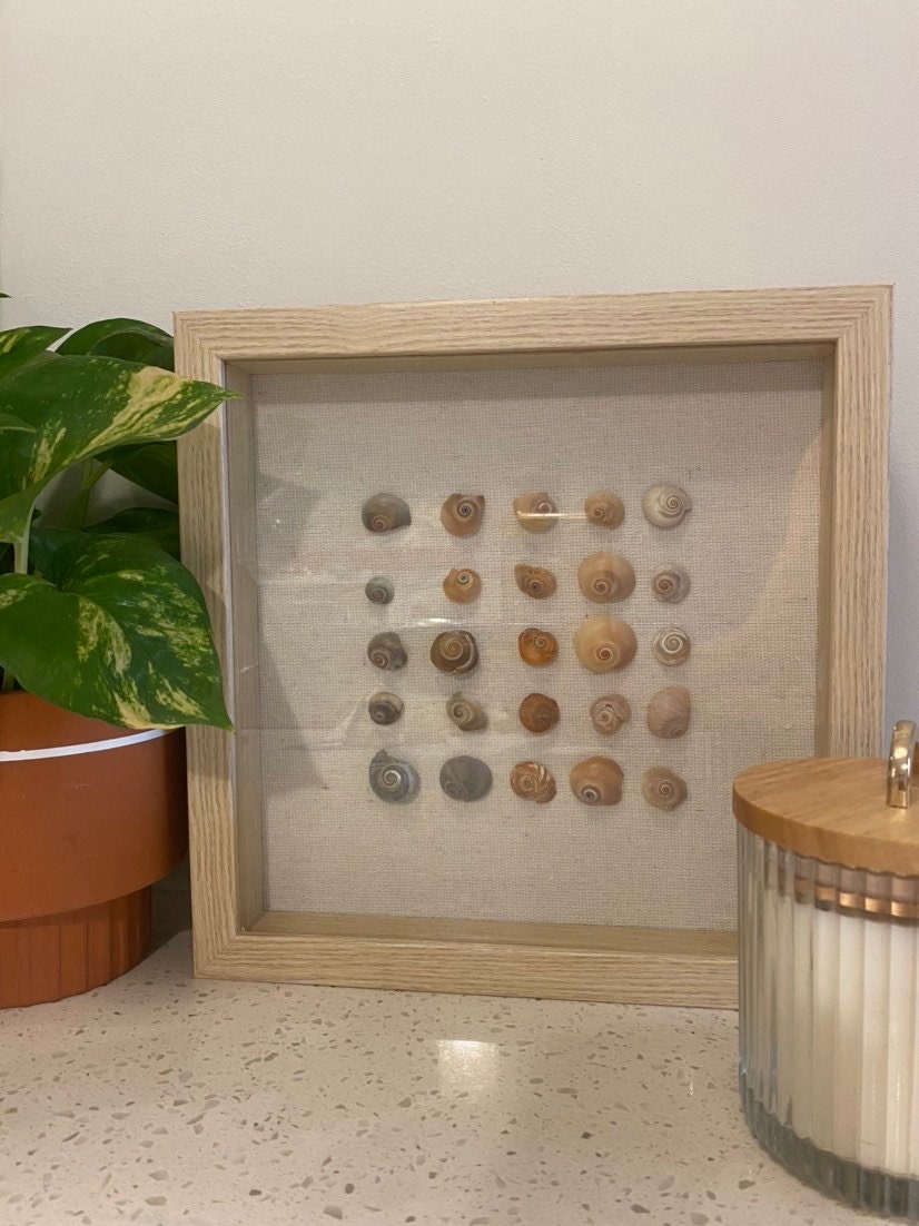 Seashell Mosaic // Coastal Wall Art // Beach House Decor // Handmade ...