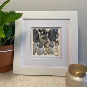 Seashell Mosaic // Coastal Wall Art // Beach House Decor // Handmade ...