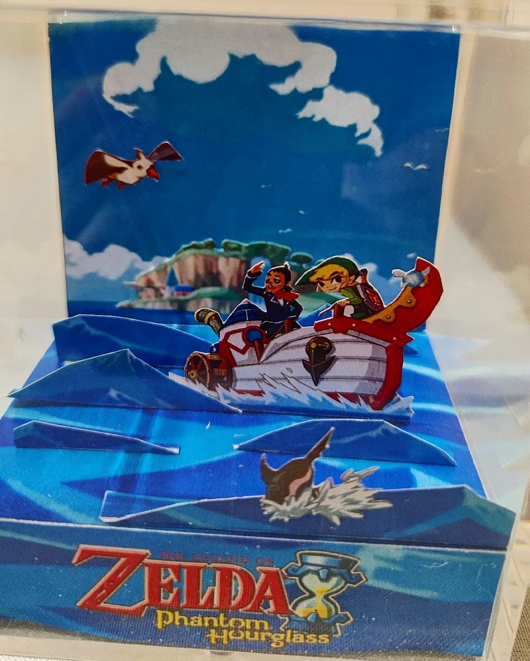 The Legend of ZELDA Phantom Diorama 3D Miniature Zelda Video Game 3D ...