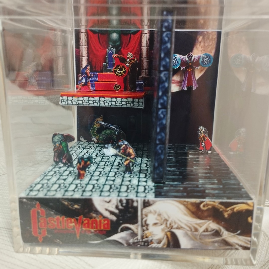 Castlevania Diorama 3D Miniature Gamer Decoration Original - Etsy