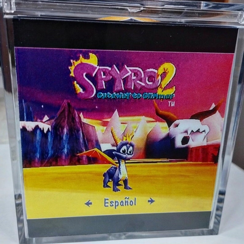 3D Miniature SPYRO 2 Diorama Spyro 2 Platform and Adventure Video Game ...