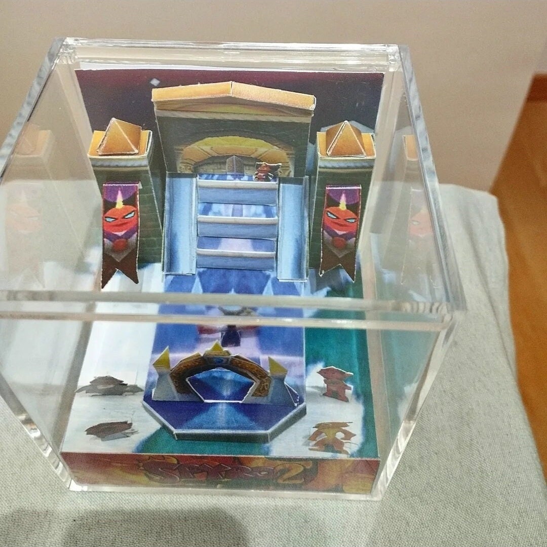 3D Miniature SPYRO 2 Diorama Spyro 2 Platform and - Etsy