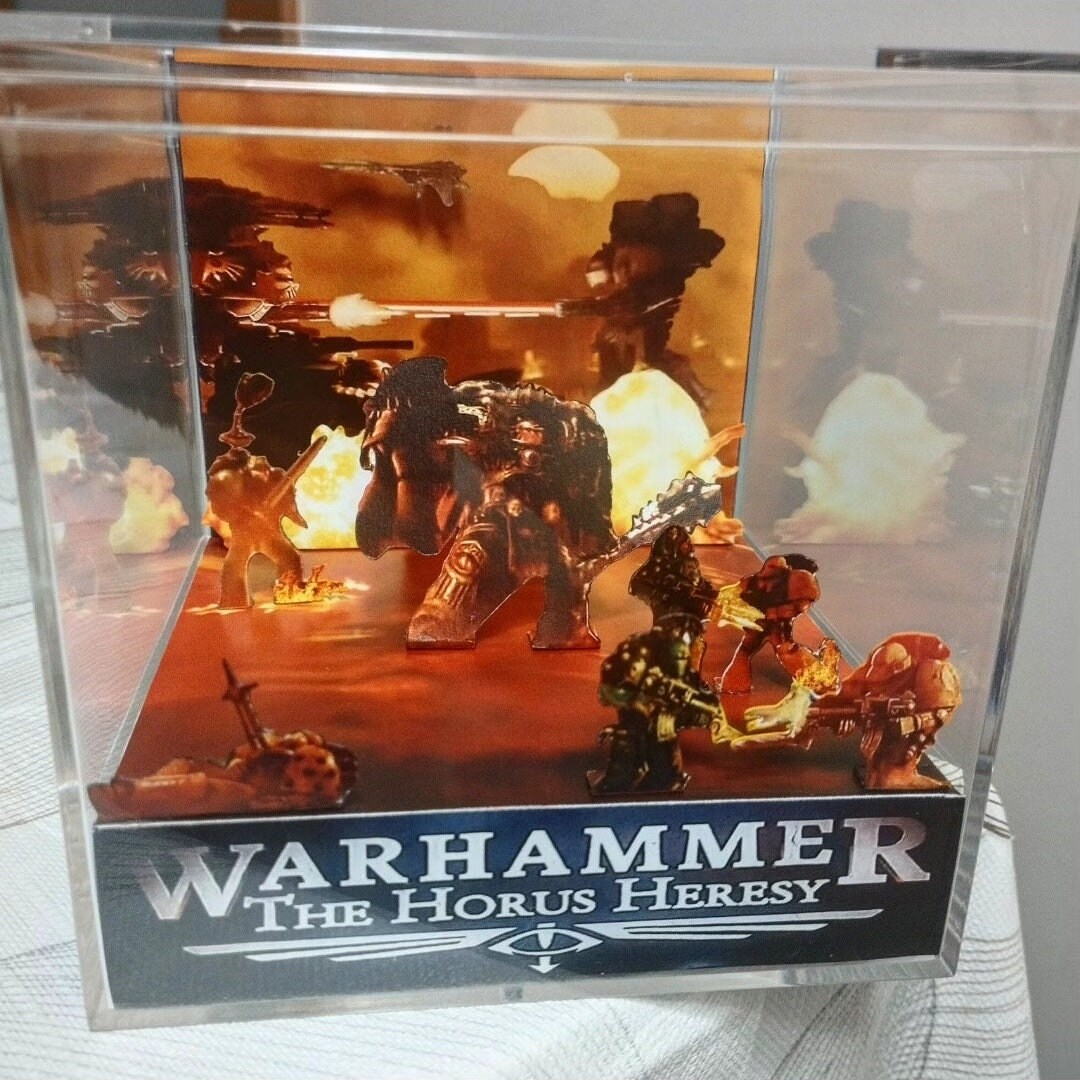Warhammer Shadow Box 3D Gift Paperart Crafts - Etsy