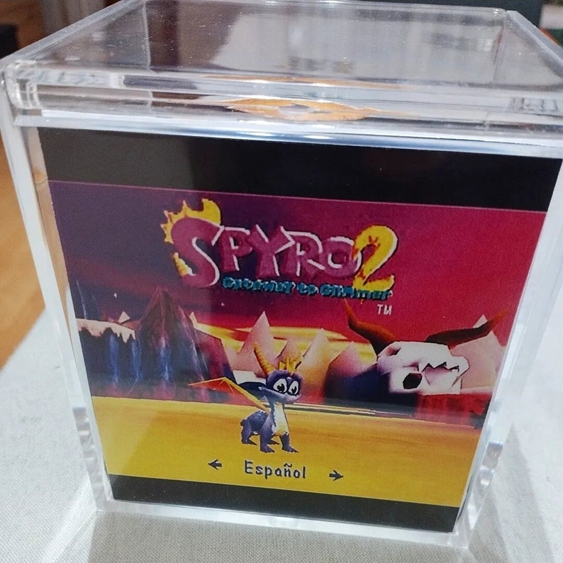 3d Miniature Spyro 2 Diorama Spyro 2 Platform And Etsy