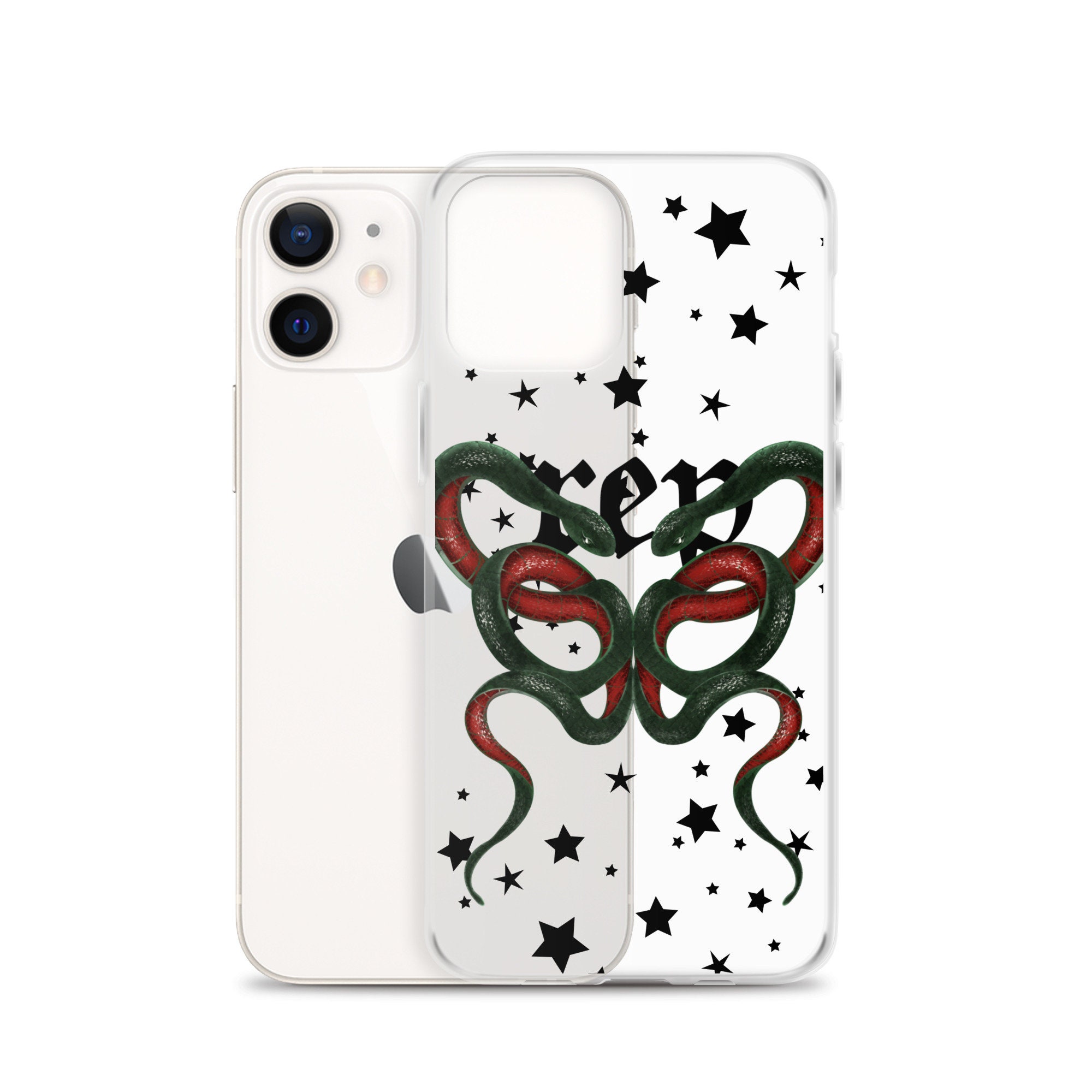 Taylor Rep Snake Phone Case Swifty Fan Merch Snake Star Clear Phone ...