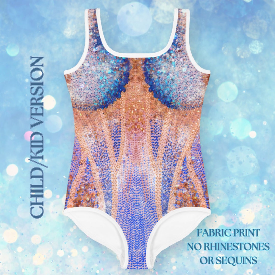 T Swifty Child Blue Bodysuit Era Tour Costume Child Swifty Concert ...