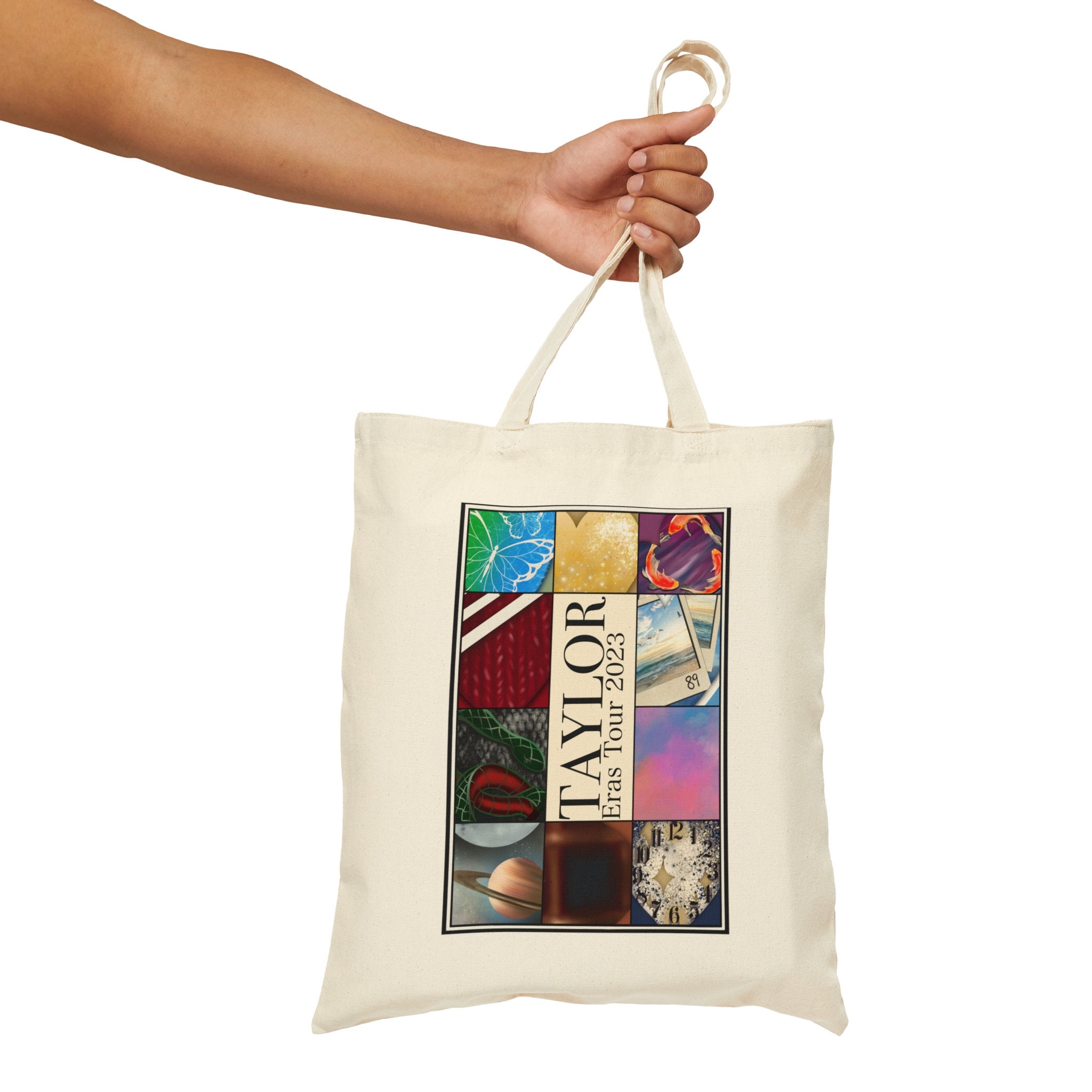 Taylor Tote Bag Era Tour Merch Canvas Tote Swifty Fan Art Canvas Tote ...