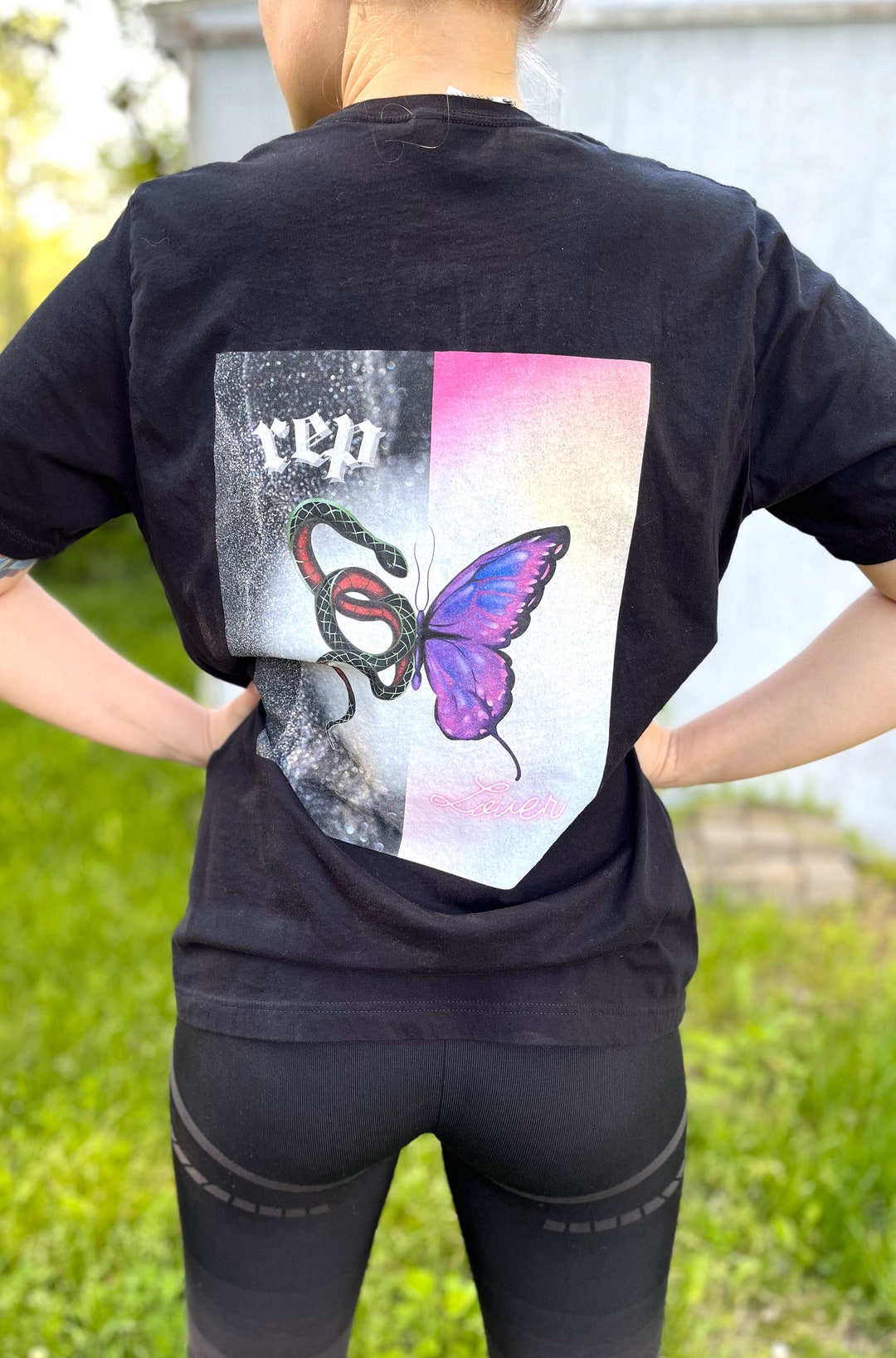 Taylor Tour Tee Concert Outfit Taylor Eras Tshirt Swifty Rep Snake ...