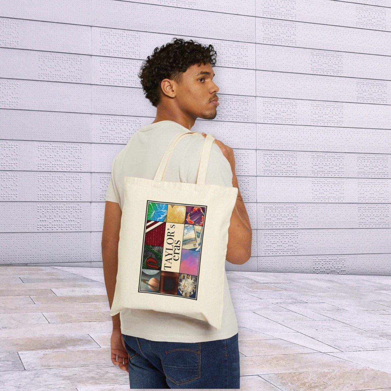 Taylor Tote Bag Era Tour Merch Canvas Tote Swifty Fan Art Canvas Tote ...