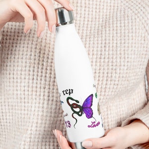 T Swifty Water Bottle Eras Concert Fan Merch Taylor Album Art Rep Love ...
