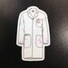 Laboratory Coat Magnet // Lab Coat Magnet // Lab Science Magnet - Etsy