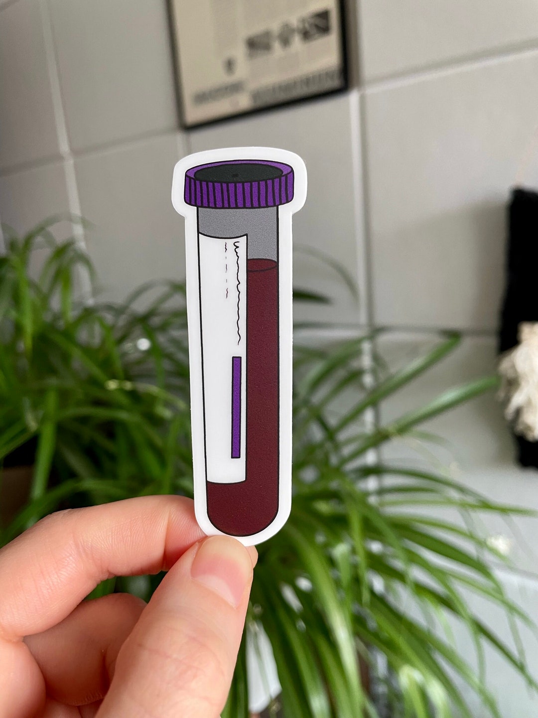EDTA Blood Tube Sticker / Purple Top / Medical Laboratory Science ...