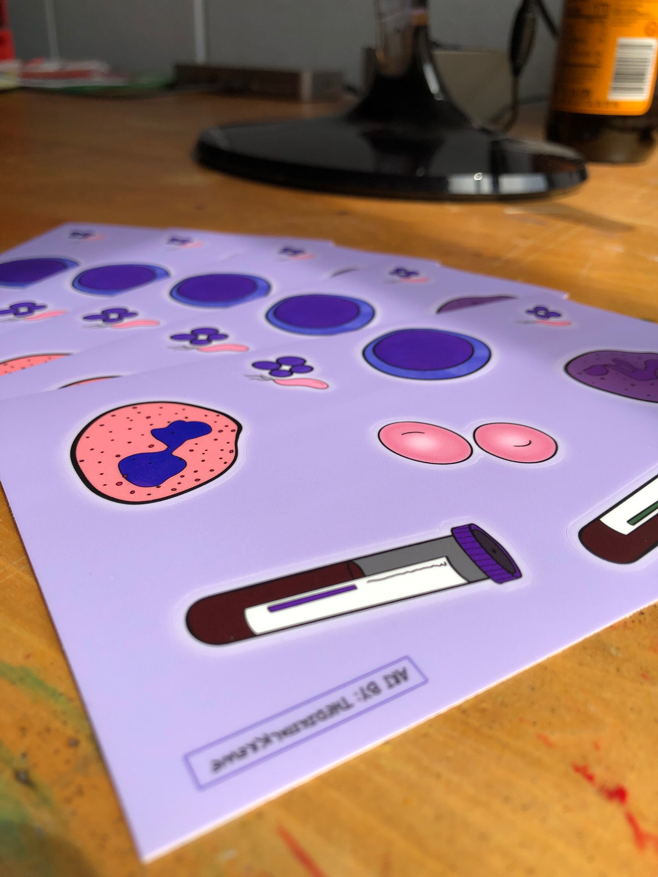 Lab Week Print 4x6 Medical Laboratory Science Sticker Sheet // Lab ...