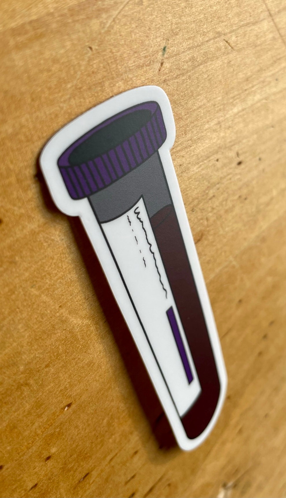 EDTA Blood Tube Sticker / Purple Top / Medical Laboratory Science ...