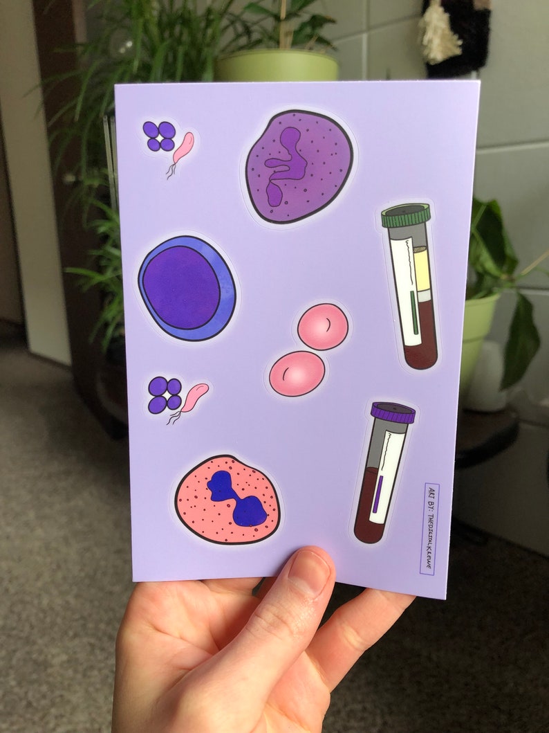 Lab Week Print 4x6 Medical Laboratory Science Sticker Sheet // Lab ...