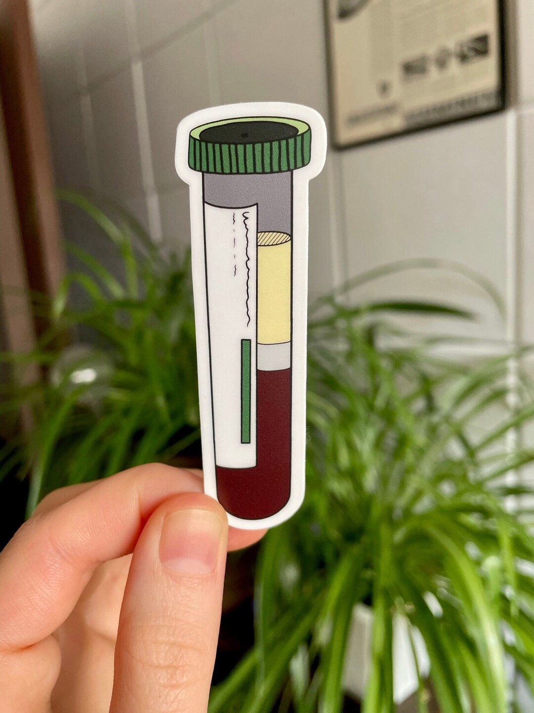 Lithium Heparin Blood Tube Sticker / Medical Laboratory Science Sticker ...