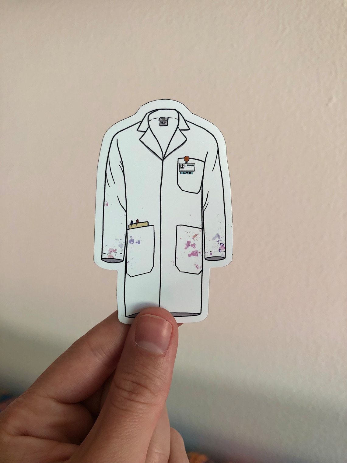 Laboratory Coat Magnet // Lab Coat Magnet // Lab Science Magnet - Etsy