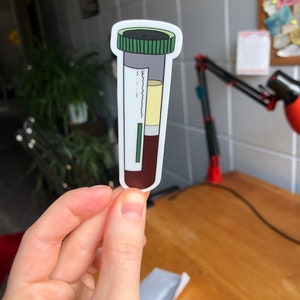 Lithium Heparin Blood Tube Sticker / Medical Laboratory Science Sticker ...