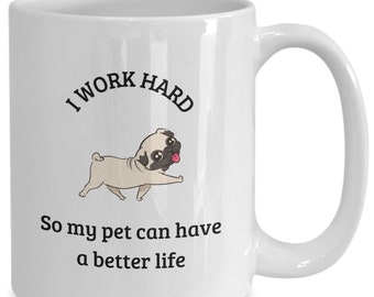 Staffy Mug I Work Hard so My Staffy Can Have A Better Life - Etsy