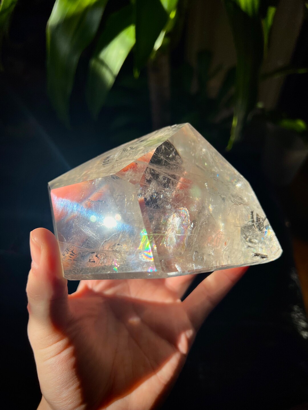 Citrine W/ White Lithium & Rainbows Natural Citrine AAA Grade Champagne ...