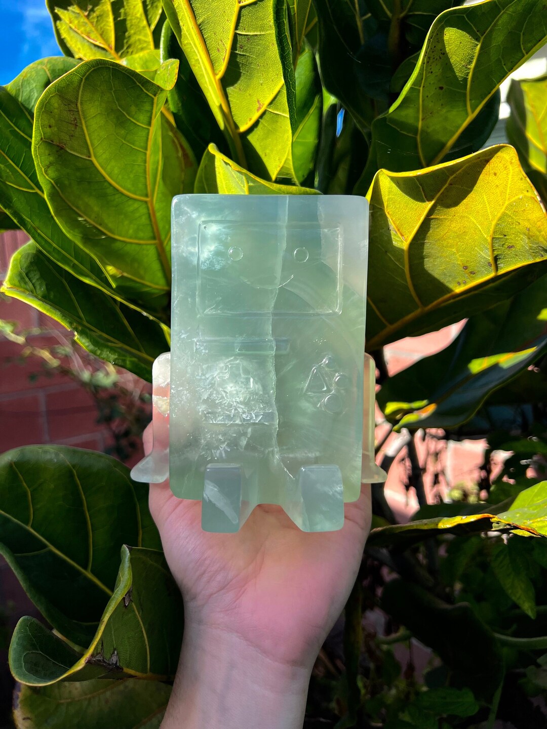 Adventure Time BMO Yttrium Fluorite Crystal Carving 5lbs - Etsy