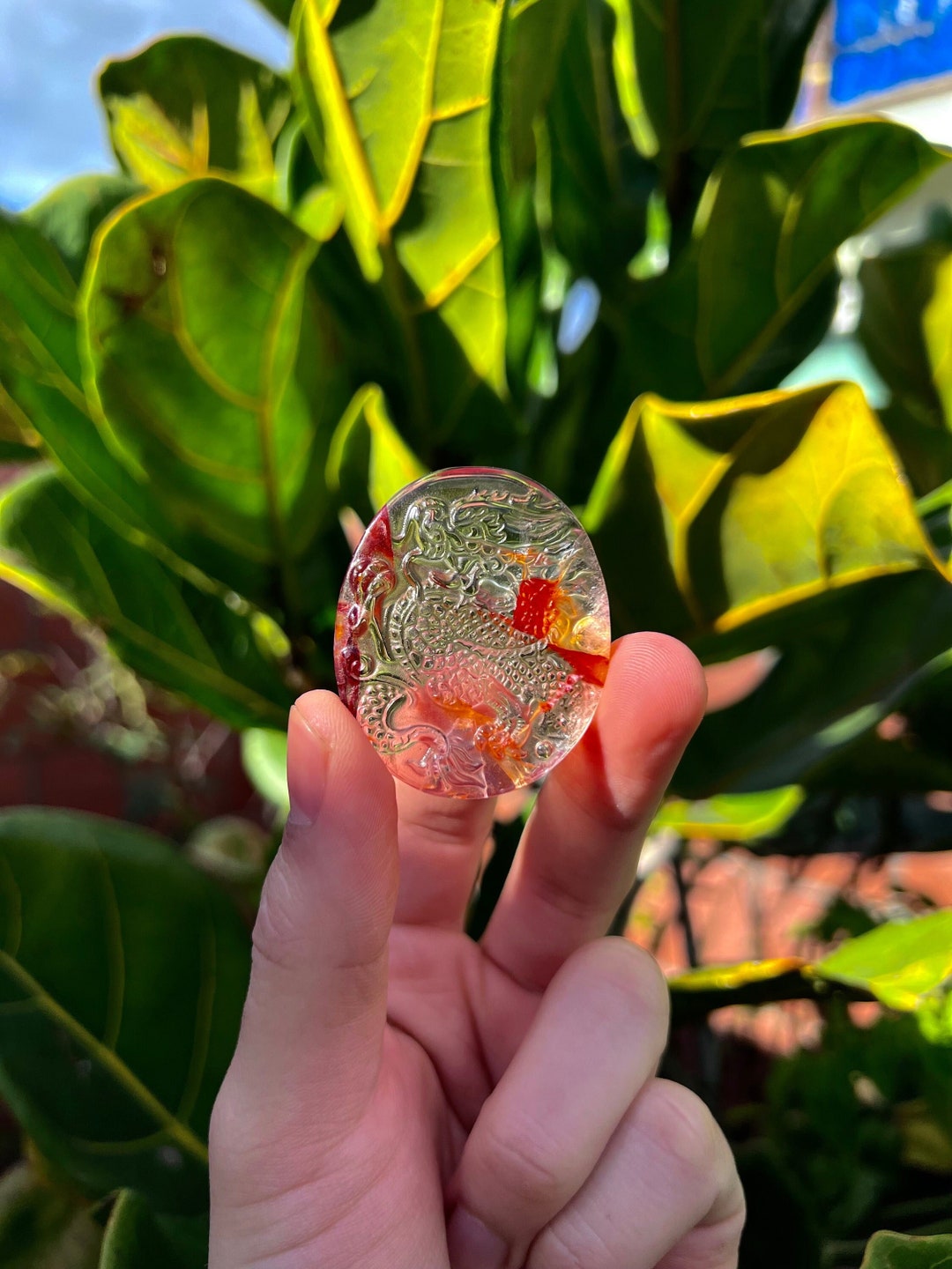 Fire Quartz Dragon Crystal Emblems - Gem Grade - Etsy