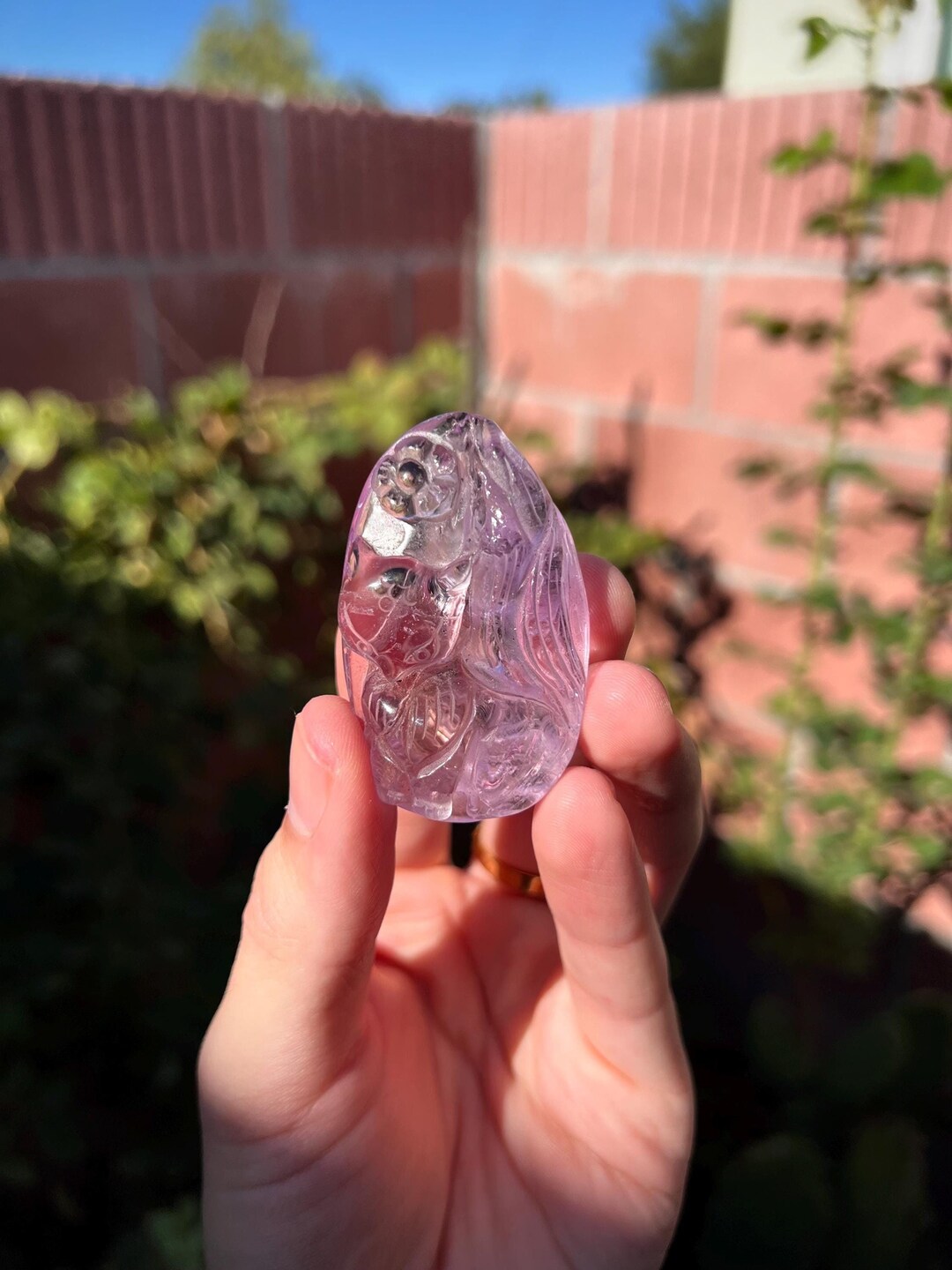 Amethyst Nine Tailed Fox Emblem - Gem Grade (36g) - Etsy