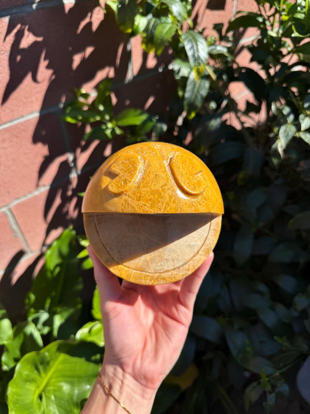 Pac Man Crystal Figure - Yellow Jasper (~5.3lbs) - Etsy