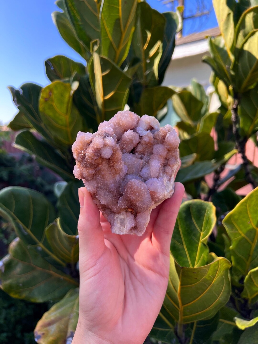 Spirit Quartz Specimen W/ 2nd Gen Growth - Botrydial Formations ...