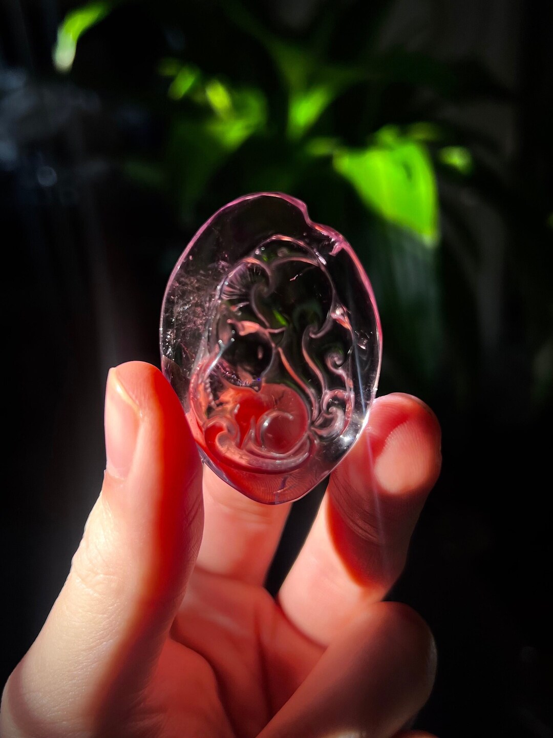 Gem Quality Tibetan Amethyst Nine Tailed Fox Carving AAA Grade (~1.85 ...