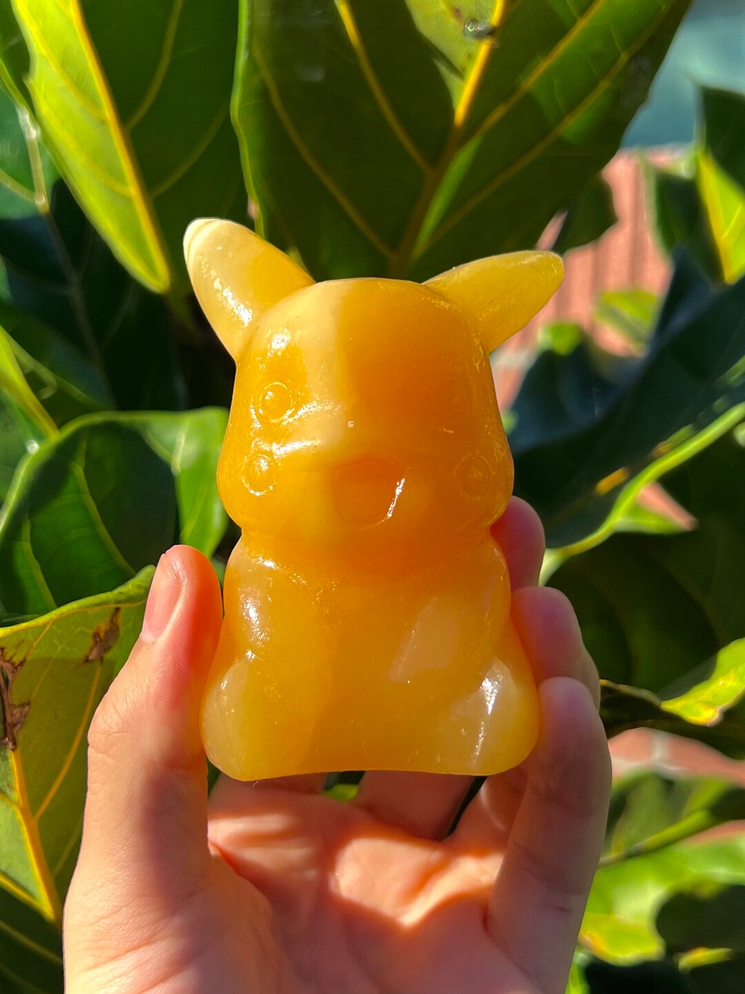 XL Orange Calcite Pikachu Carving 0.8lbs - Etsy