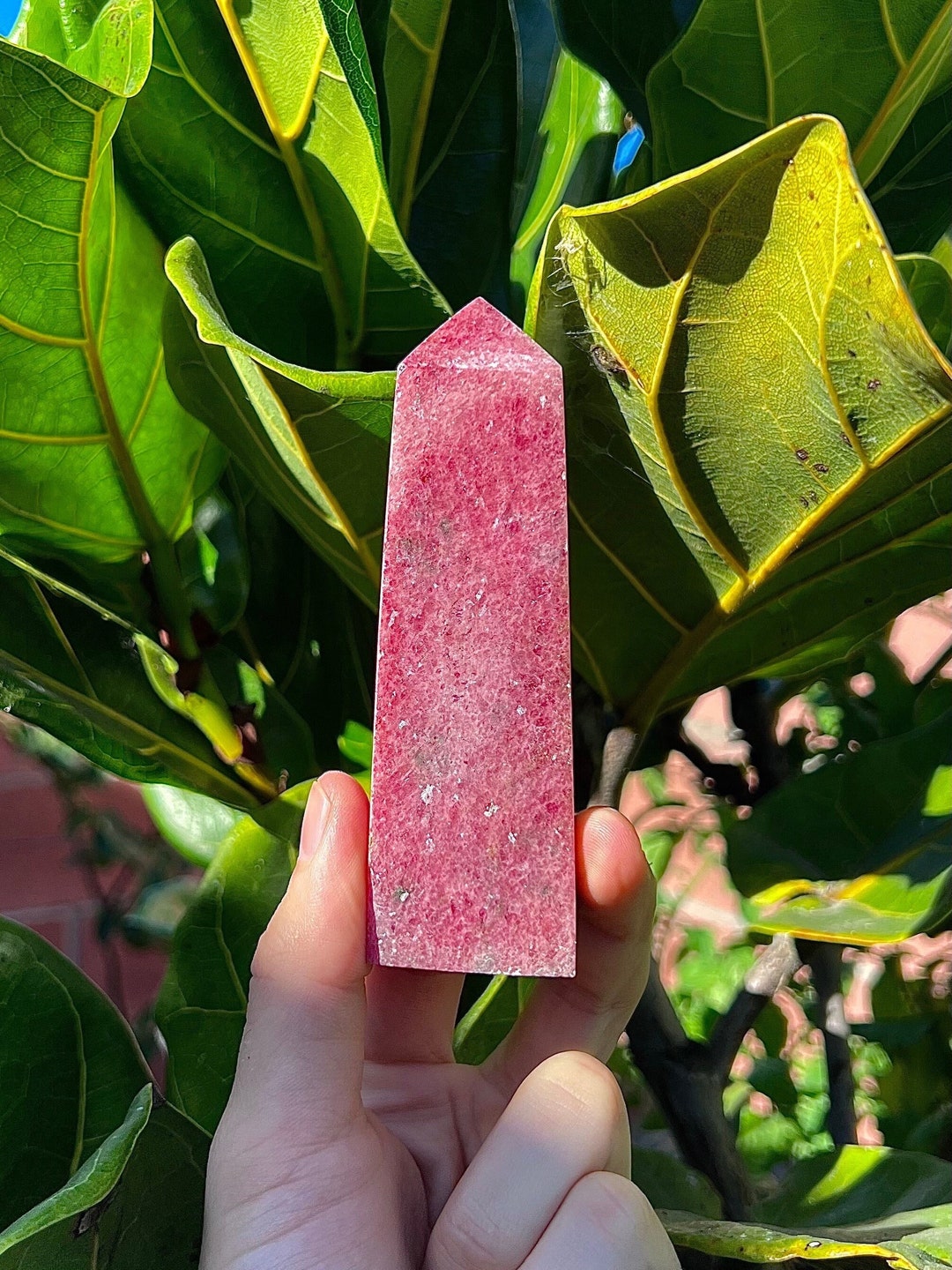 High Grade Ruby Rhodonite Towers (~ 0.5lbs) - Etsy