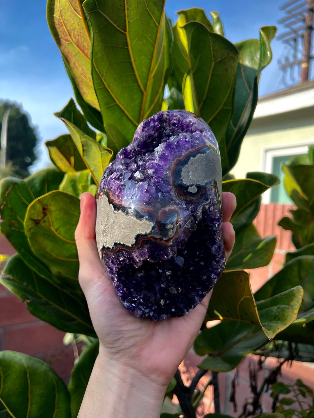 AAA Grade Amethyst Double Cluster 3.5lbs - Etsy