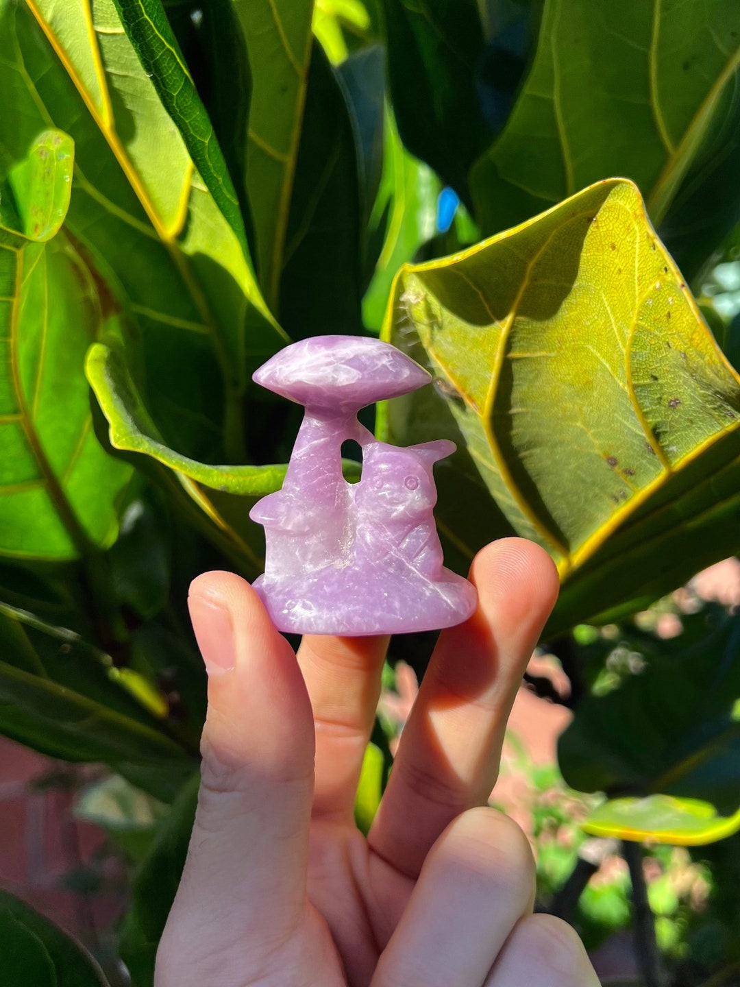 Pikachu Pokemon Crystal Figure - Lepidolite - Etsy