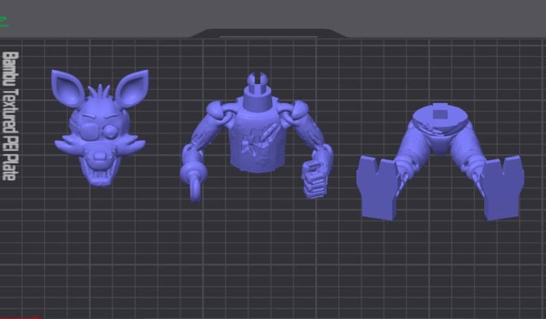 Flexi Foxy FNAF – 3D Printable 3MF File | Articulated Horror ...