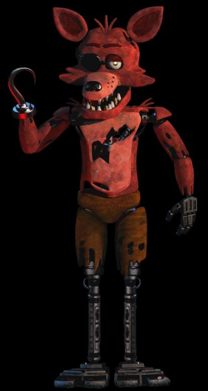Flexi Foxy FNAF – 3D Printable 3MF File | Articulated Horror ...