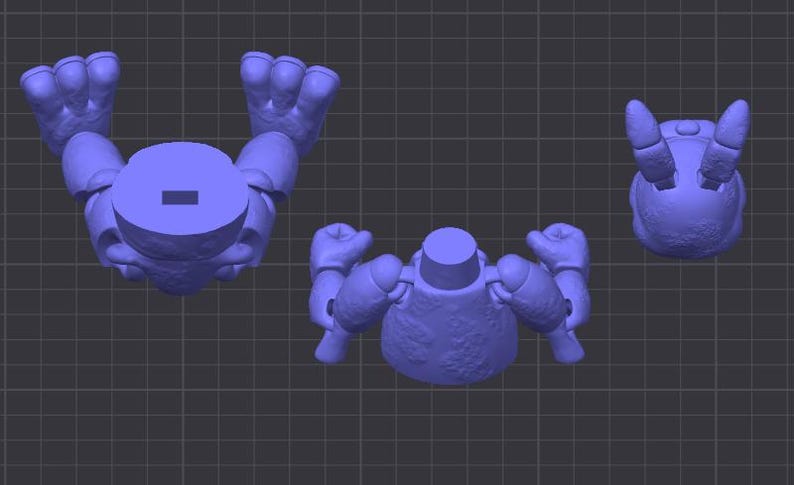 Flexi Bonnie FNAF – 3D Printable 3MF File | Articulated Horror ...