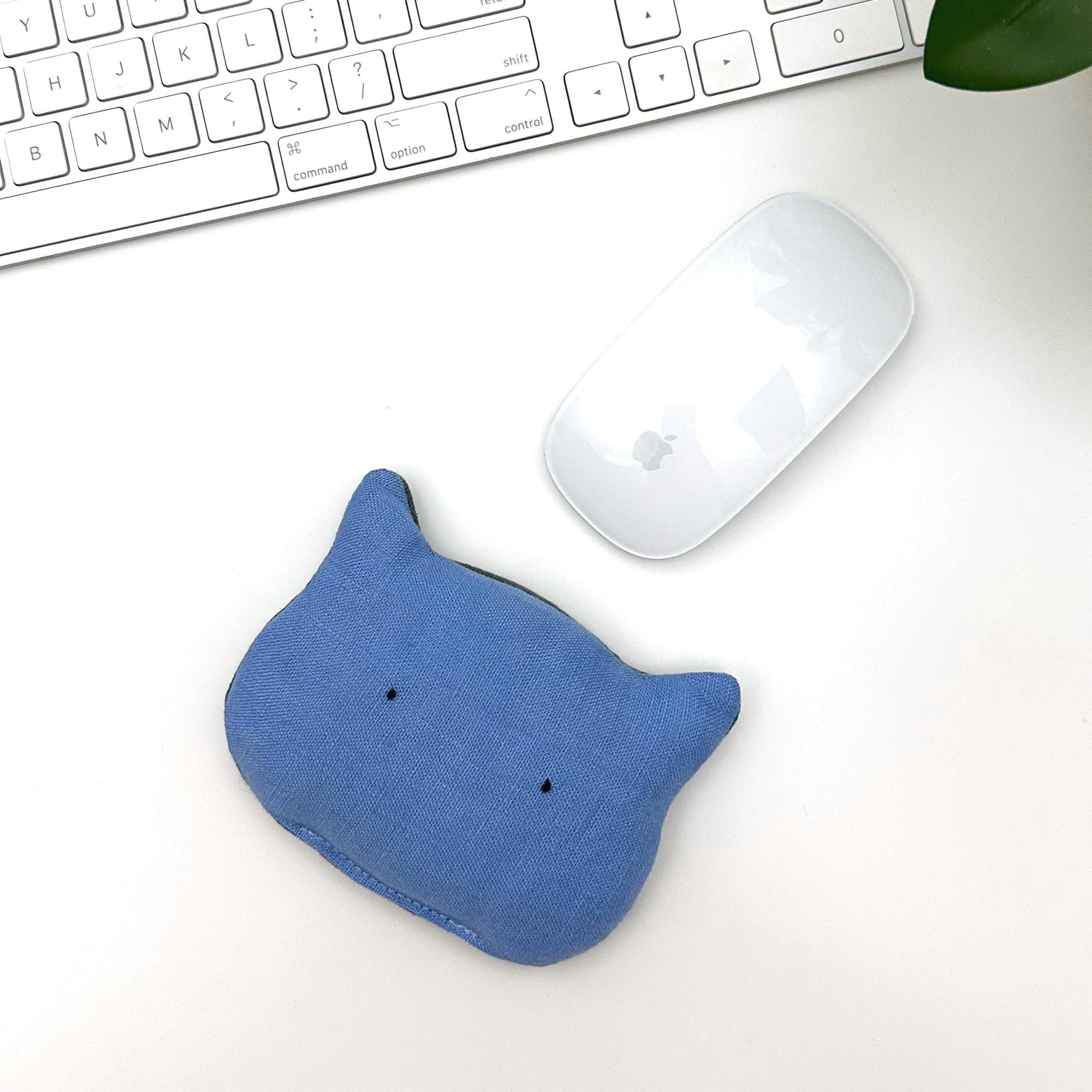 Linen Mouse Wrist Rest: Lavender & Rice Filling, Cat Lover Gift - Etsy
